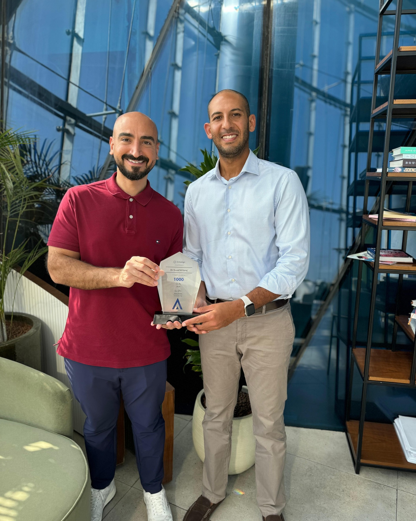 Dr. Yousef Al Farraj Honored with APEX Invisalign Award by Al-Watan BH